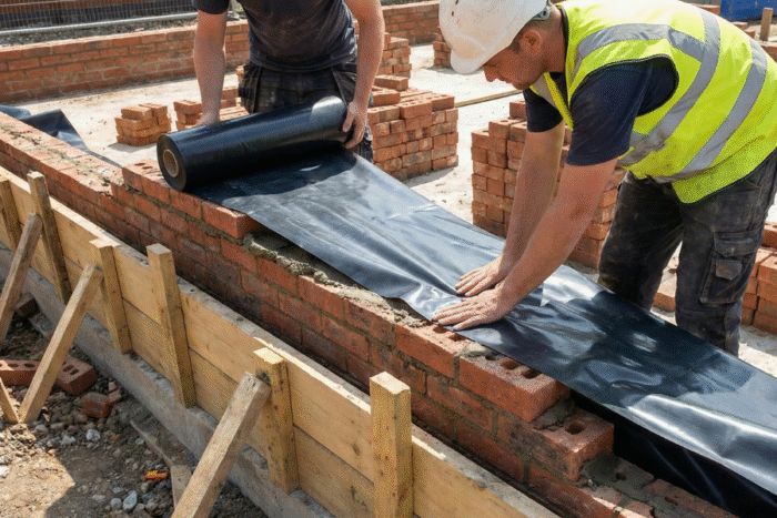 The Use of Damp Proof Course and Damp Proof Membrane in Construction Works